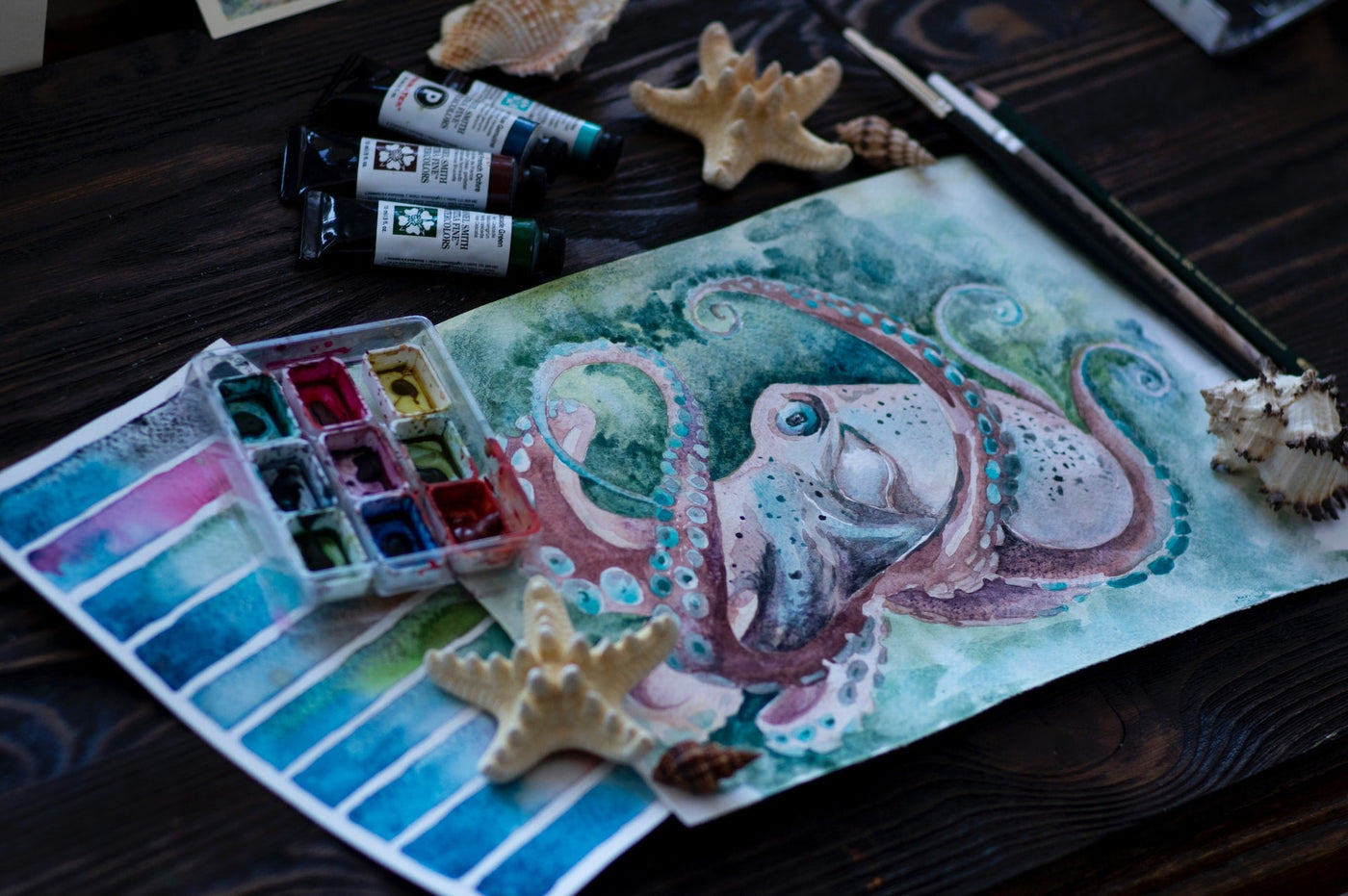 Art Ideas Without Paint: Make Your Own Watercolor Paint!