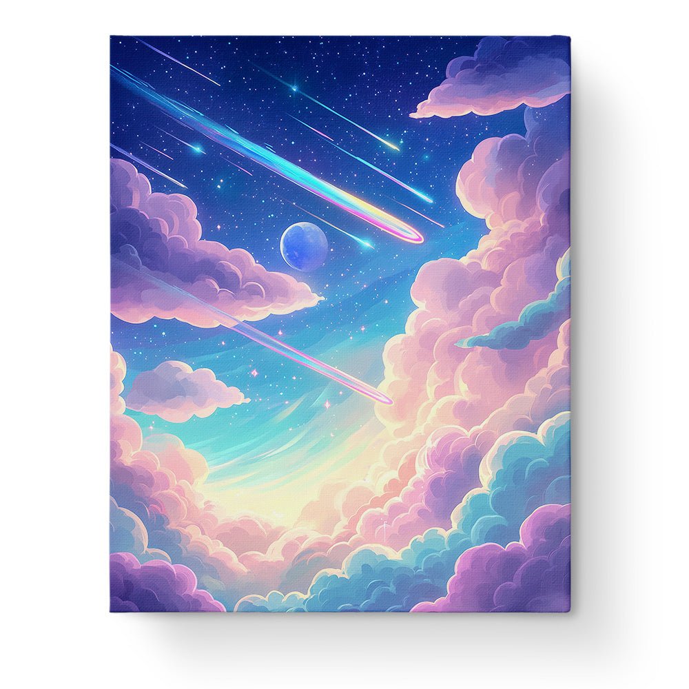 Cosmic Shooting Stars - Galaxies - Fixed Kits - Paint By Numbers Kit