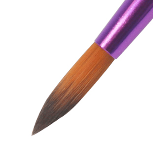 Artist Round Paintbrush Set - 12pcs for Acrylic, Watercolor, Oil