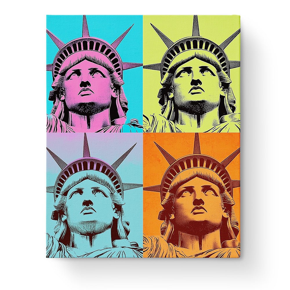 Statue of Liberty Pop Art Vibes - Pop Art - Fixed Kits - Paint By ...